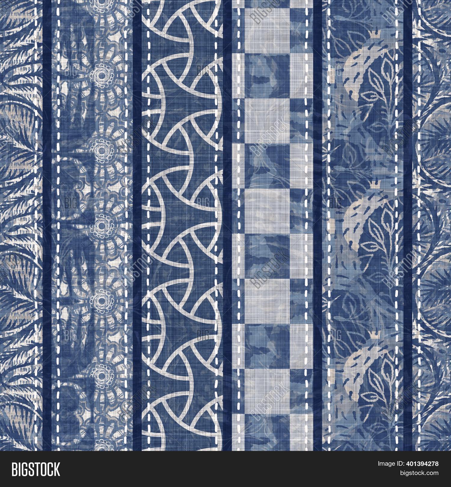 Denim Blue Patchwork Image & Photo (Free Trial) | Bigstock