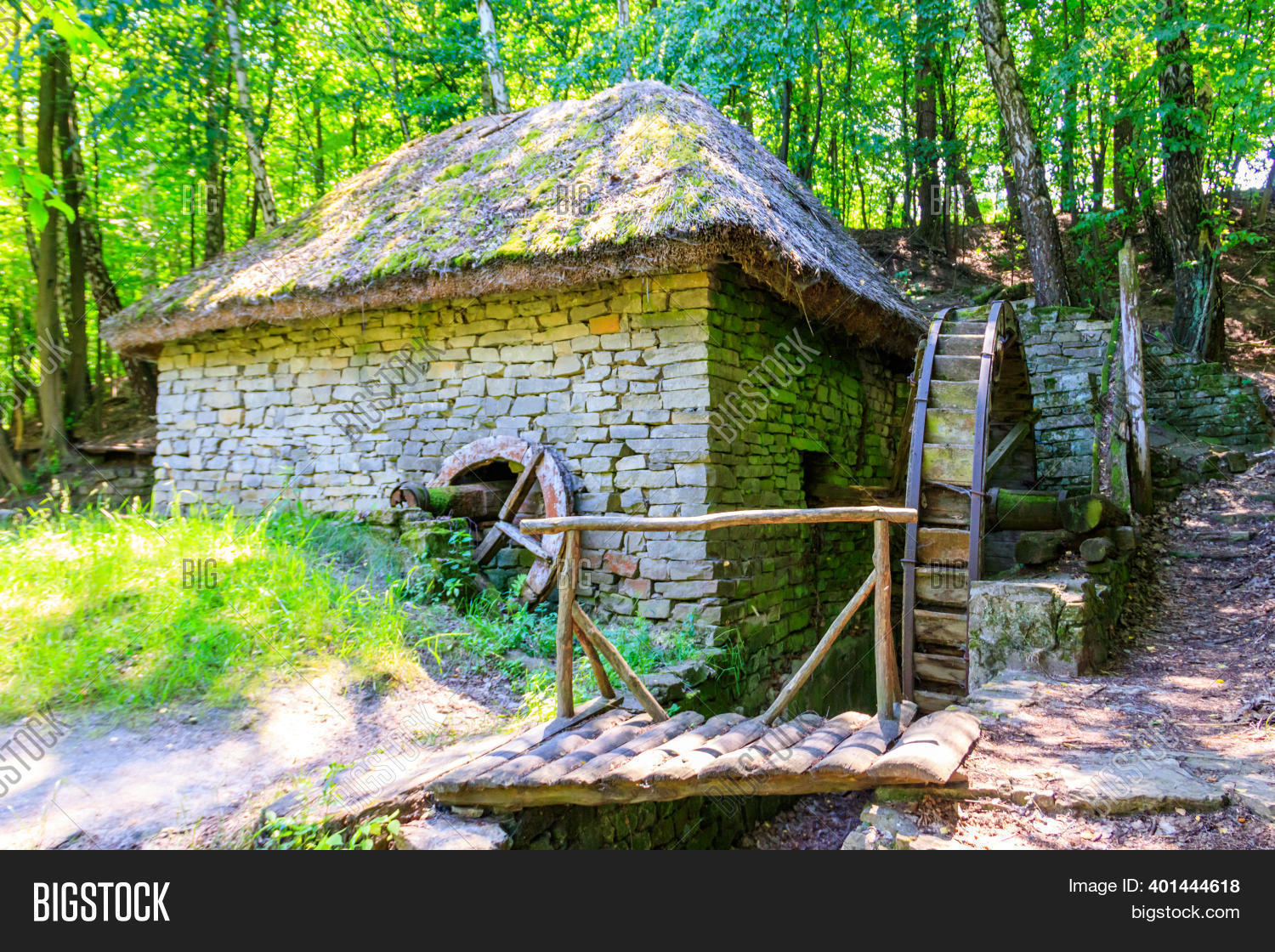 Old Watermill Pyrohiv Image & Photo (Free Trial) | Bigstock