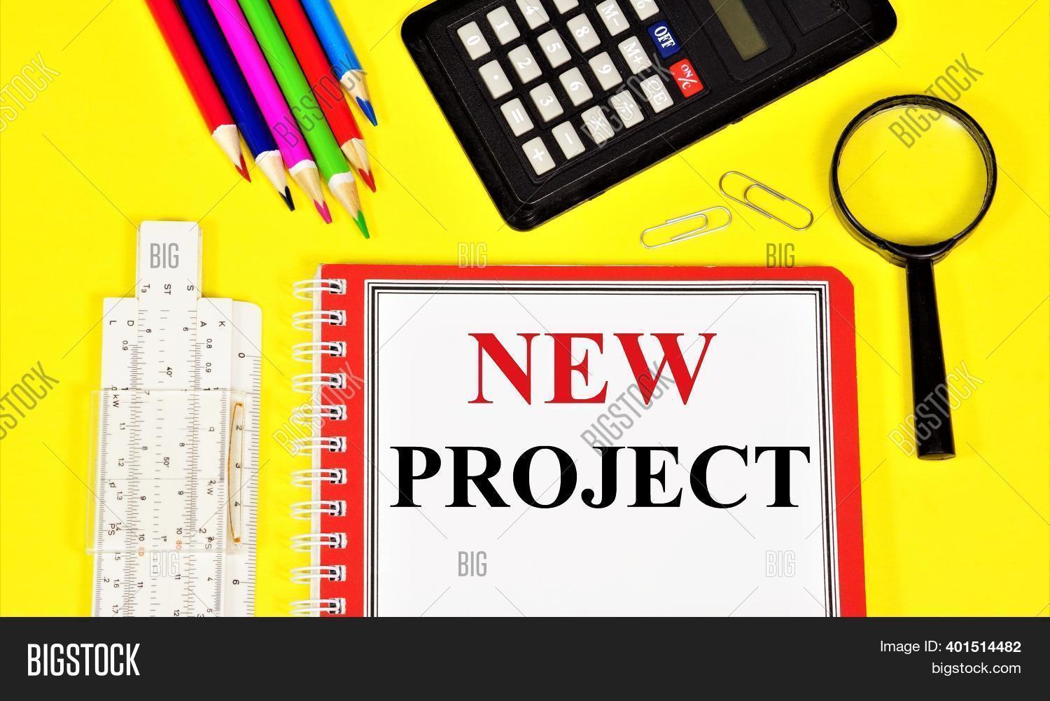 New Project. Text Image & Photo (Free Trial) | Bigstock