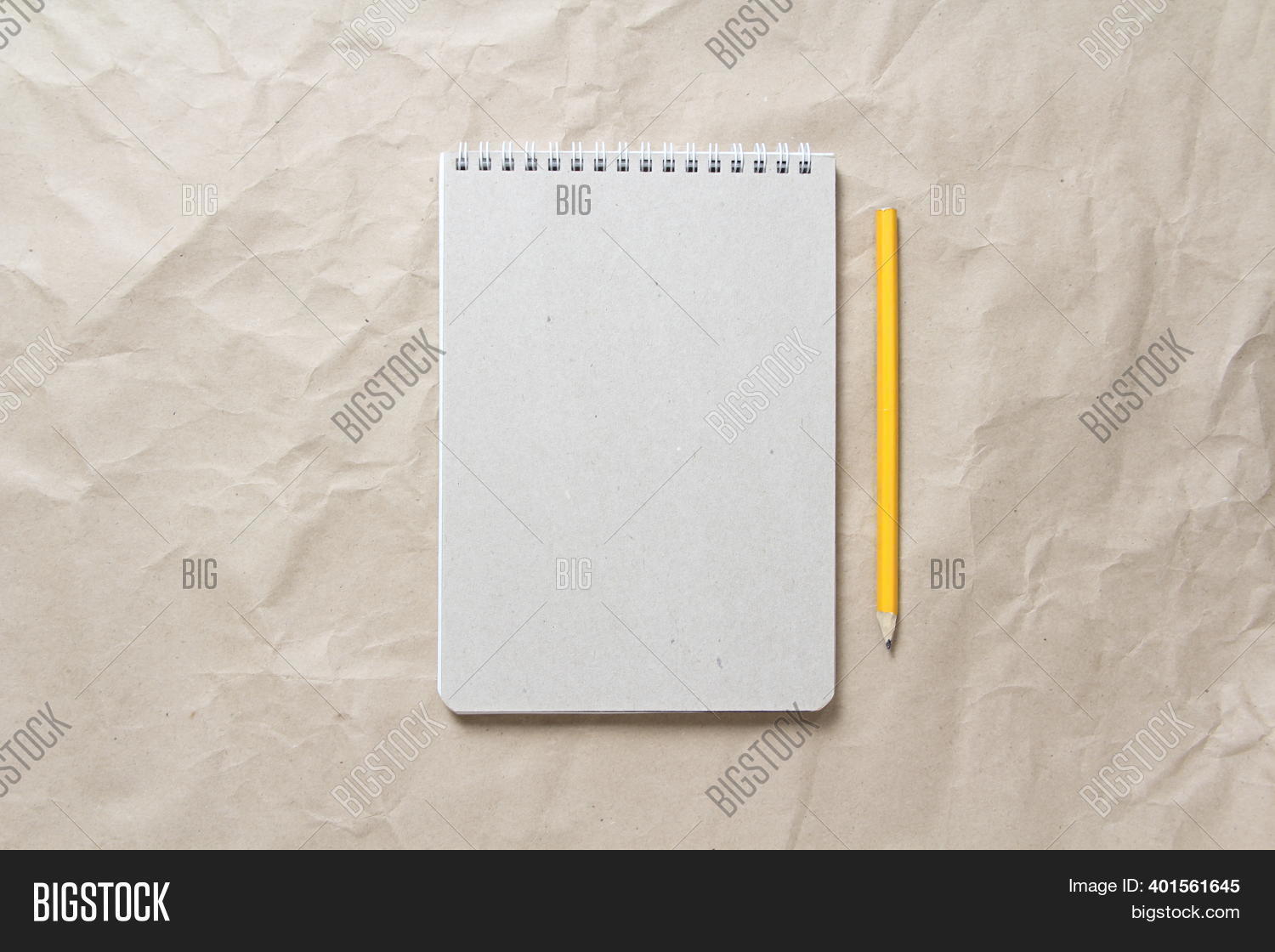Gray Notepad White Image & Photo (Free Trial) | Bigstock