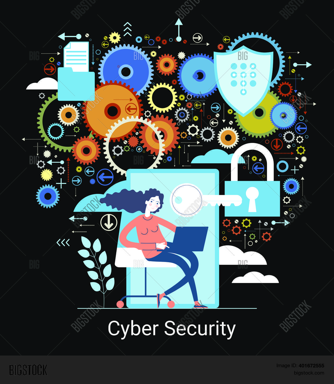 Secure Data Vector & Photo (Free Trial) | Bigstock