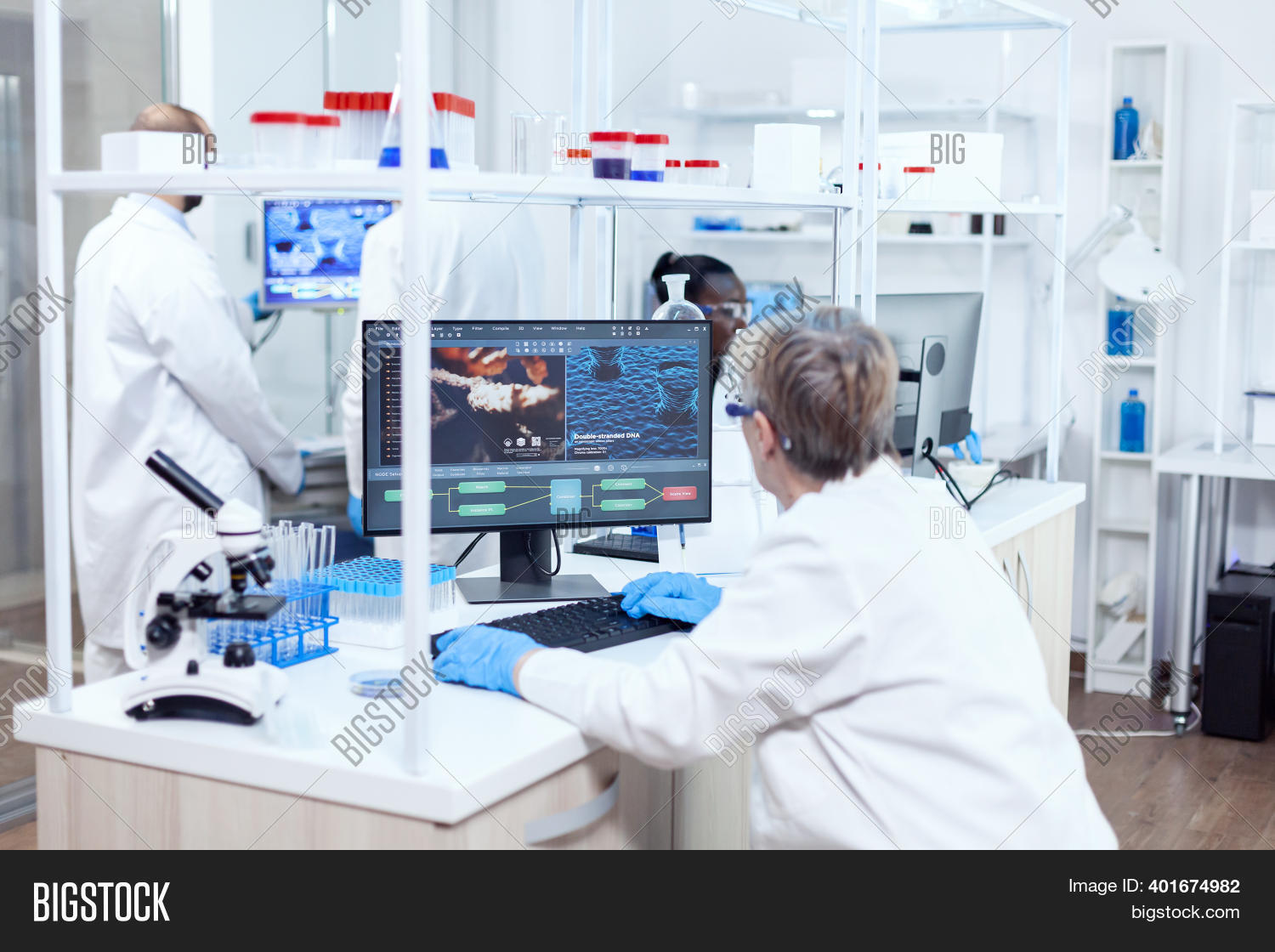 Elderly Researcher Image & Photo (Free Trial) | Bigstock