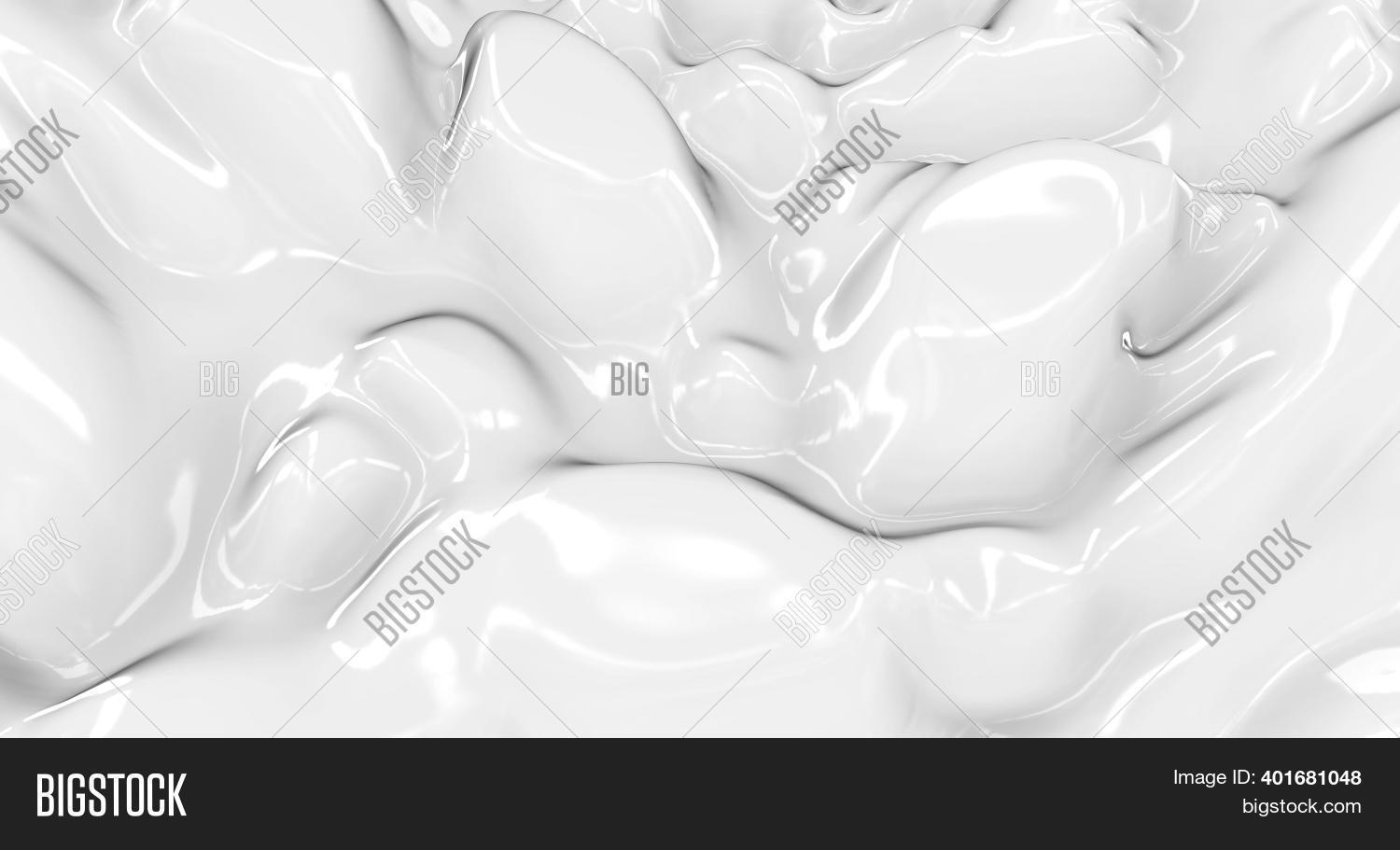 Liquid Abstract White Image & Photo (Free Trial) | Bigstock