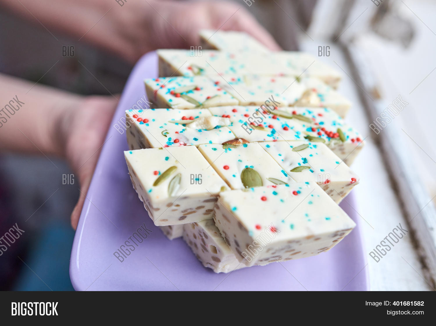 Samarkand Halva Cut Image & Photo (Free Trial) | Bigstock