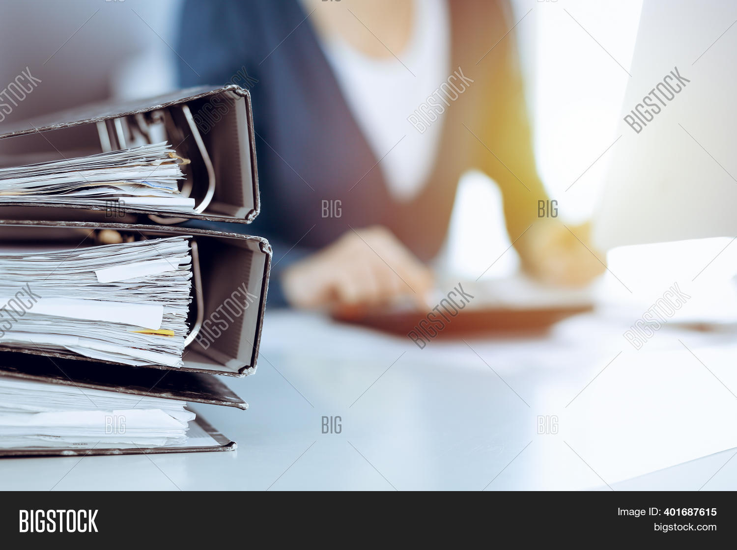 Binders Papers Waiting Image & Photo (Free Trial) | Bigstock