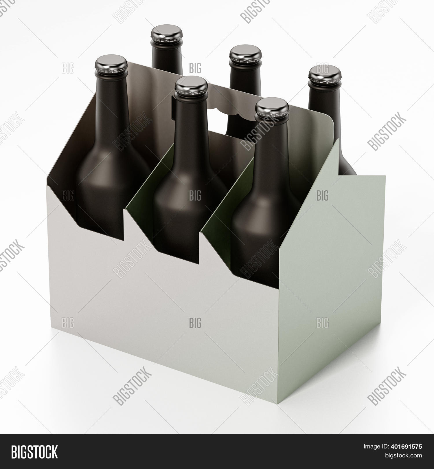 Six Pack Beer Isolated Image & Photo (Free Trial) | Bigstock