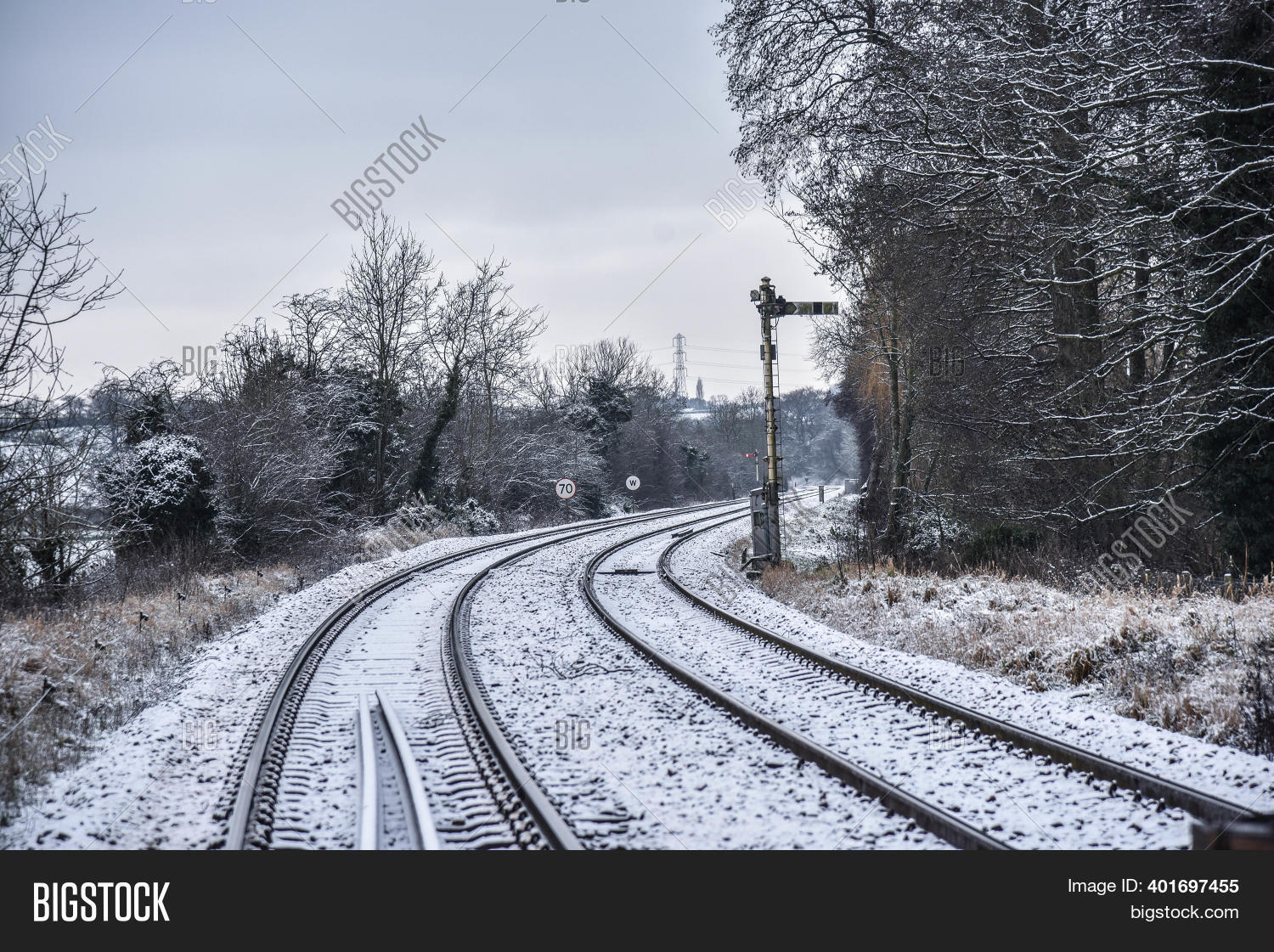 Railway Line Bending Image & Photo (Free Trial) | Bigstock