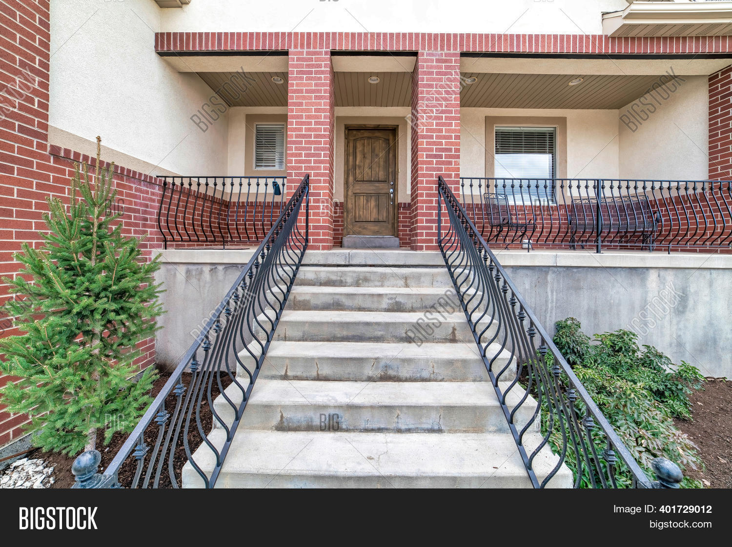 Front View Home Stairs Image & Photo (Free Trial) | Bigstock
