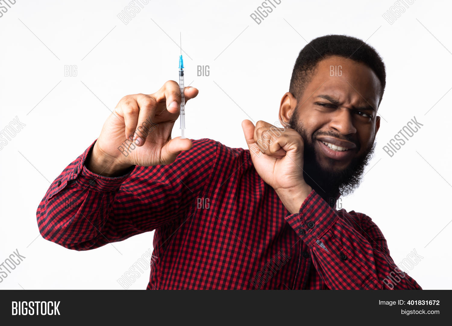 Needle Fobia. Scared Image & Photo (Free Trial) | Bigstock