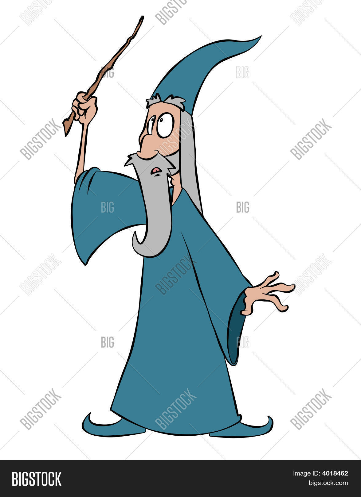 Cartoon Wizard Image & Photo (Free Trial) | Bigstock