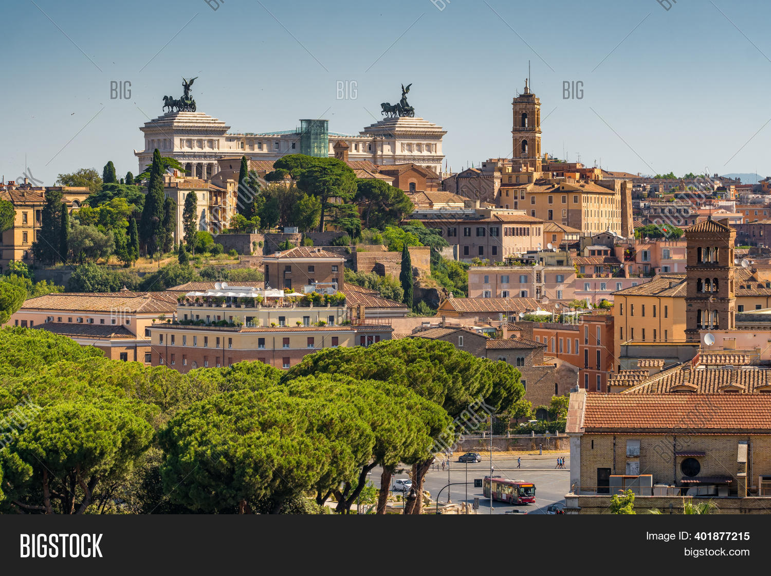 Rome Cityscape Summer Image & Photo (Free Trial) | Bigstock