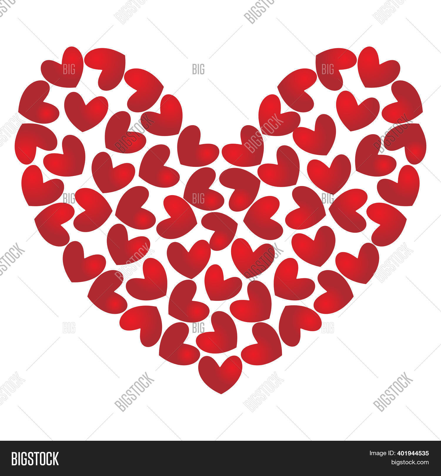 Many Tiny Red Heart- Image & Photo (Free Trial) | Bigstock