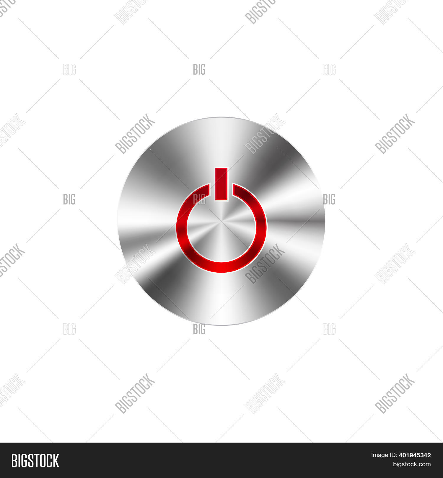 Computer Power Icon On Image & Photo (Free Trial) | Bigstock