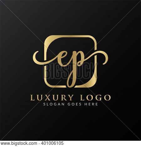 Initial Ep Letter Vector & Photo (Free Trial) | Bigstock