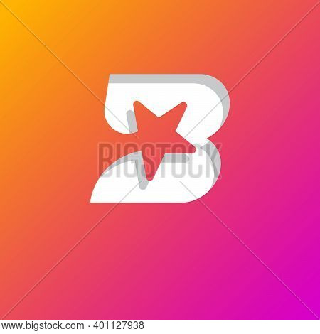Star Shadow Inside B Vector & Photo (Free Trial) | Bigstock