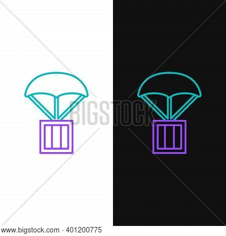 Line Airdrop Box Icon Vector & Photo (Free Trial) | Bigstock