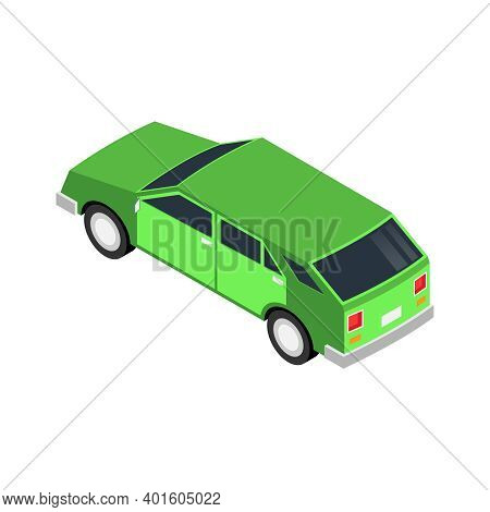 Green Sedan Car Four Vector & Photo (Free Trial) | Bigstock