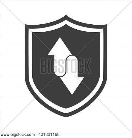 Arrow Shield Icon On Vector & Photo (Free Trial) | Bigstock