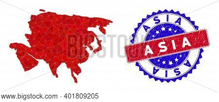 Asia Map Polygonal Vector & Photo (Free Trial) | Bigstock