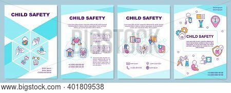 Child Safety Brochure Vector & Photo (Free Trial) | Bigstock