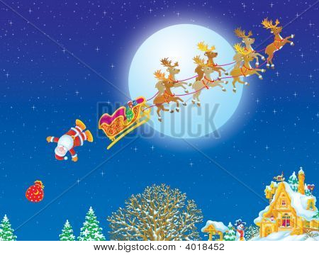 Santa Claus Falling Image & Photo (Free Trial) | Bigstock