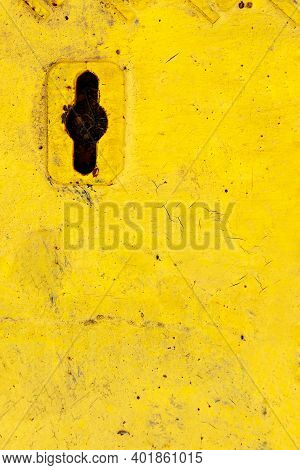 Yellow Manhole Cover Image & Photo (Free Trial) | Bigstock