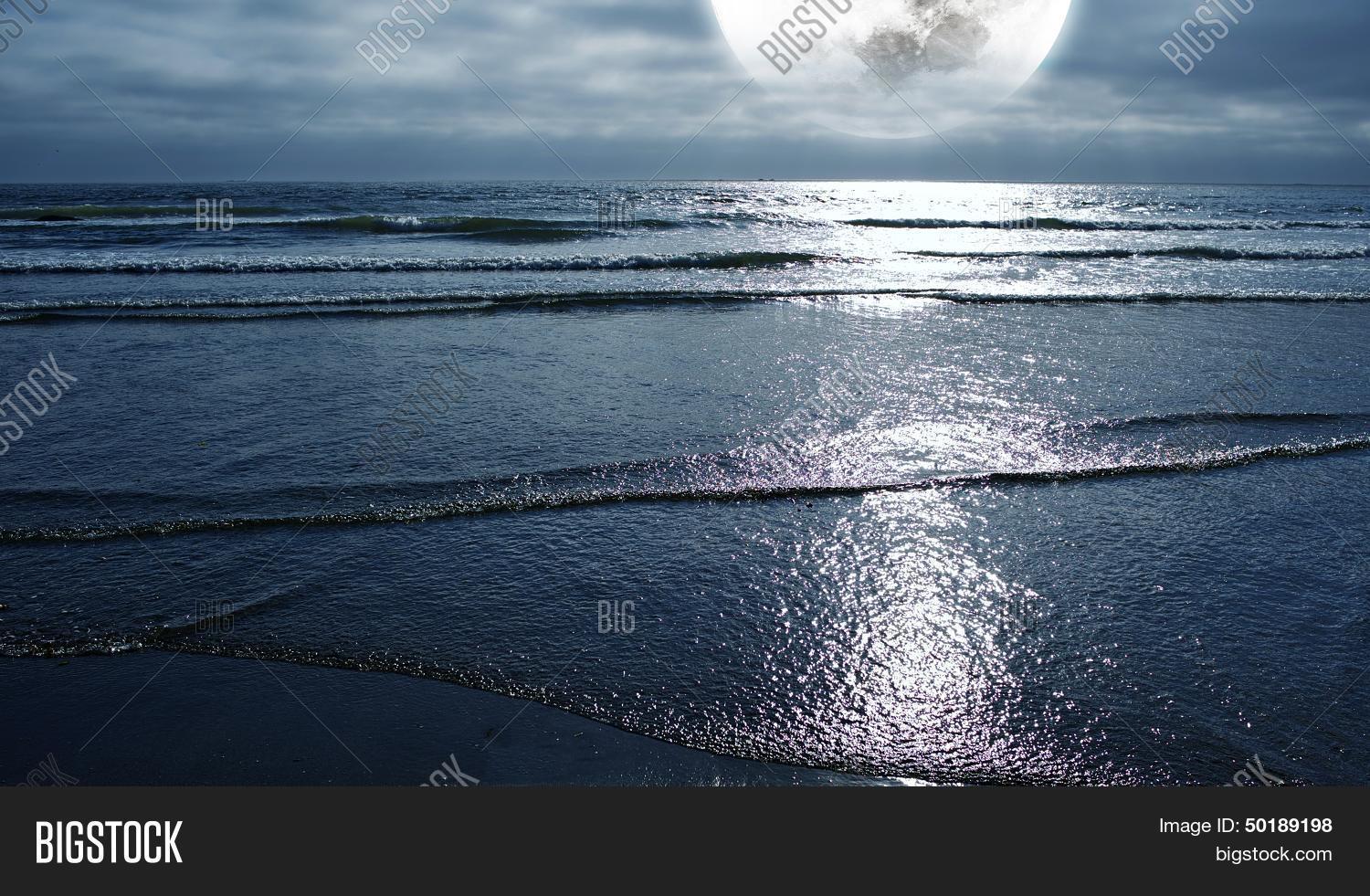 Ocean Moon Image & Photo (Free Trial) | Bigstock