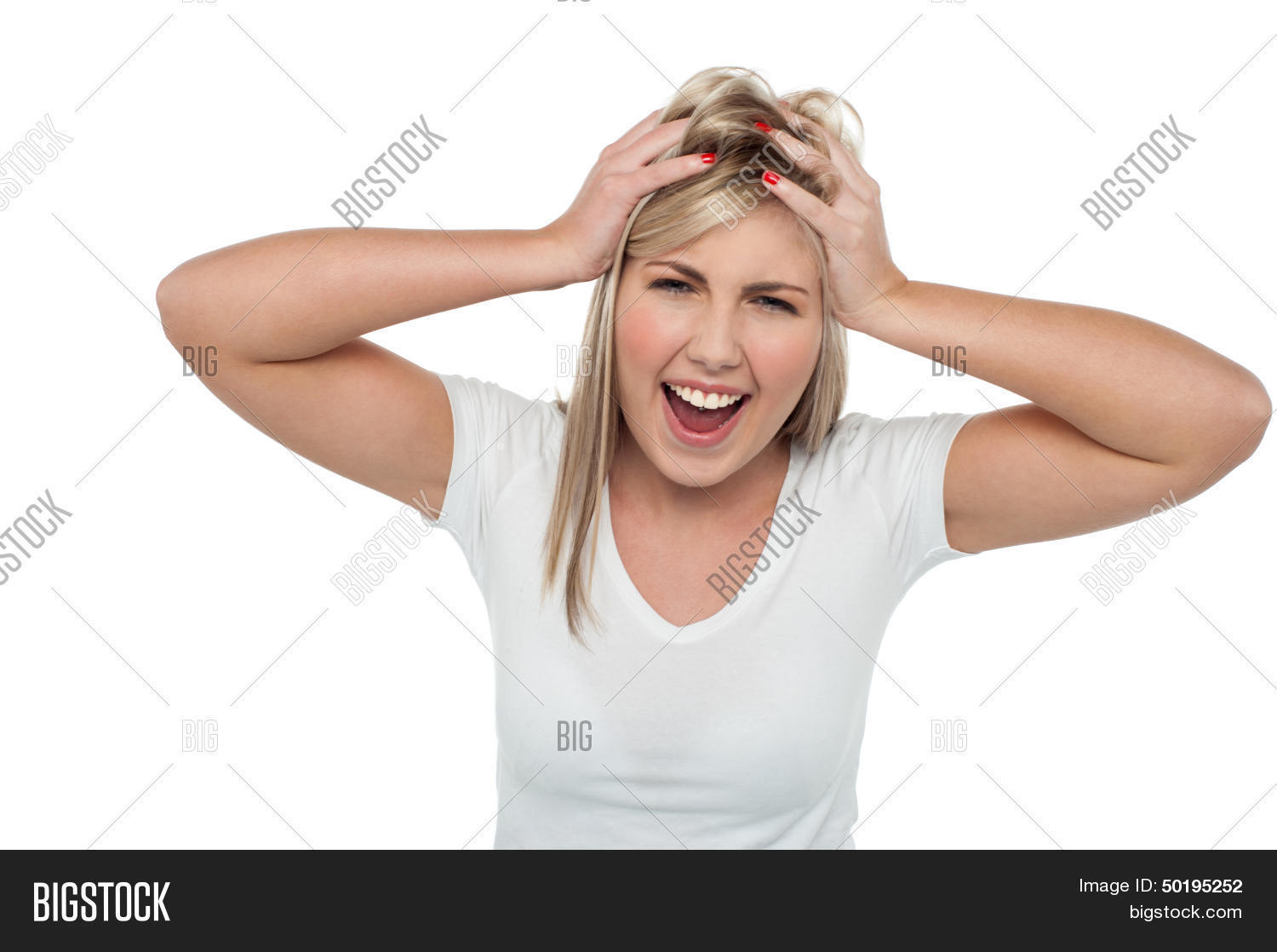 Young Girl Screaming Image & Photo (Free Trial) | Bigstock