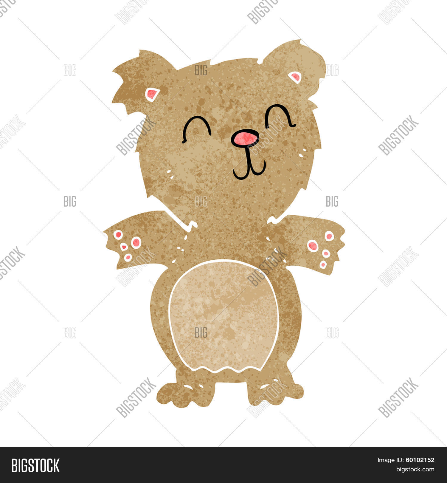 Cartoon Cute Teddy Vector & Photo (Free Trial) | Bigstock