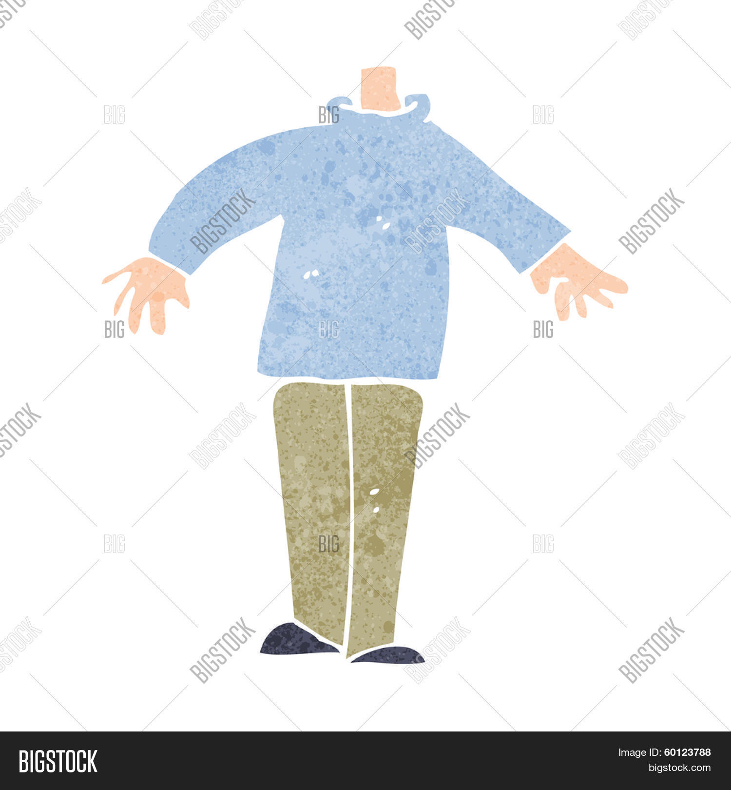 Cartoon Male Body ( Vector & Photo (Free Trial) | Bigstock