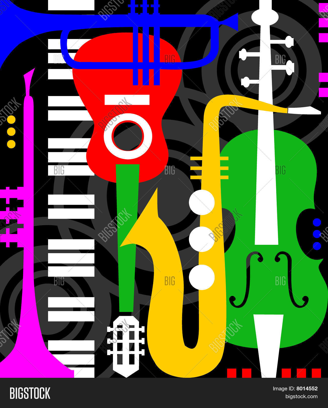 Abstract Music Vector & Photo (Free Trial) | Bigstock