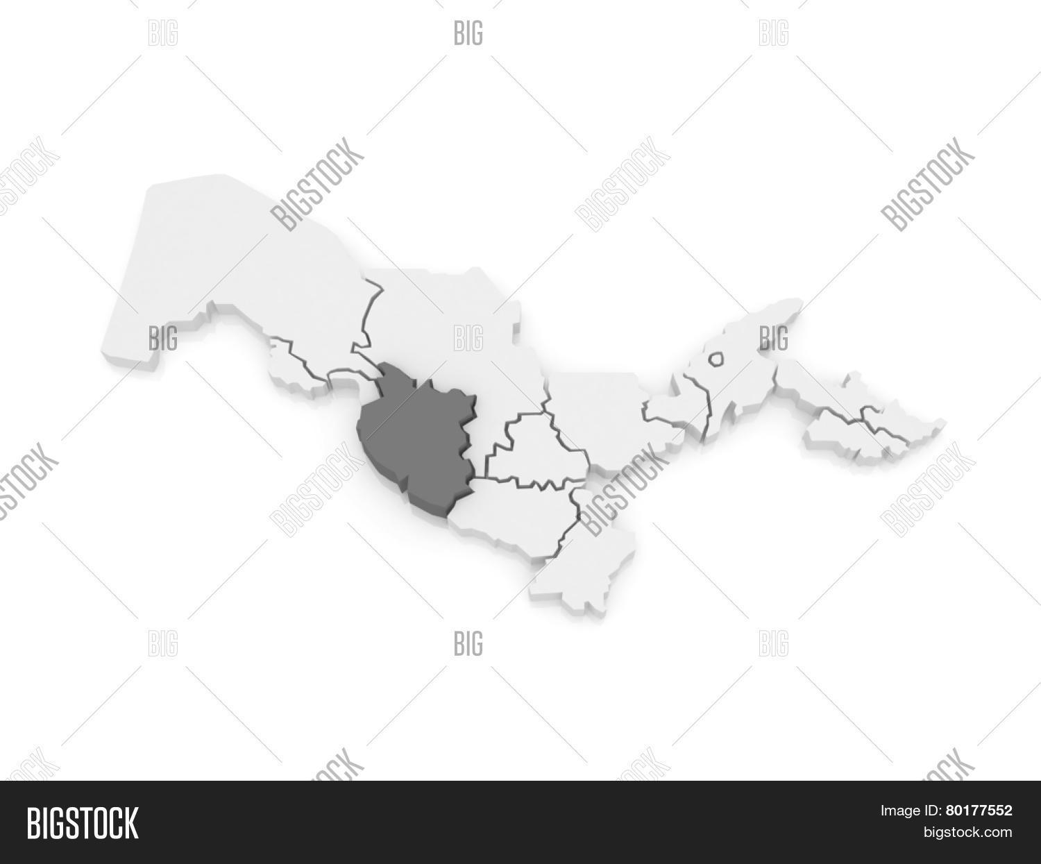 Map Bukhara Region. Image & Photo (Free Trial) | Bigstock