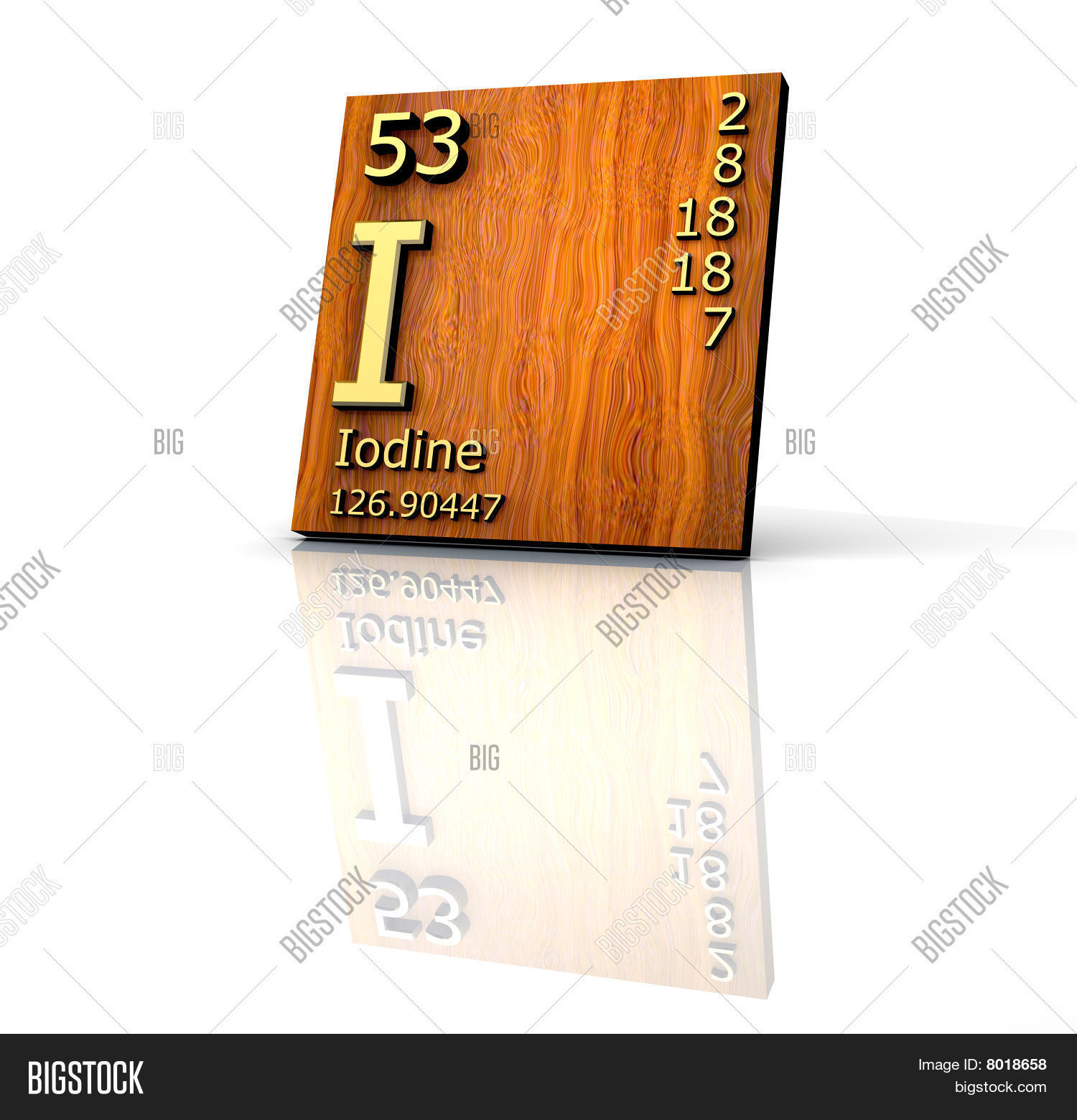 Iodine Form Periodic Image & Photo (Free Trial) | Bigstock