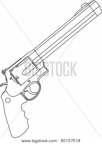 Drawing Revolver Vector & Photo (Free Trial) | Bigstock