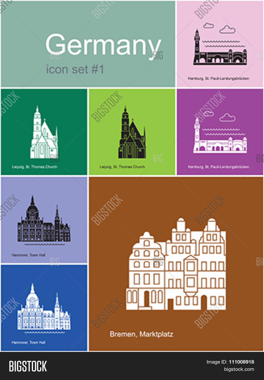 Landmarks Germany. Vector & Photo (Free Trial) | Bigstock