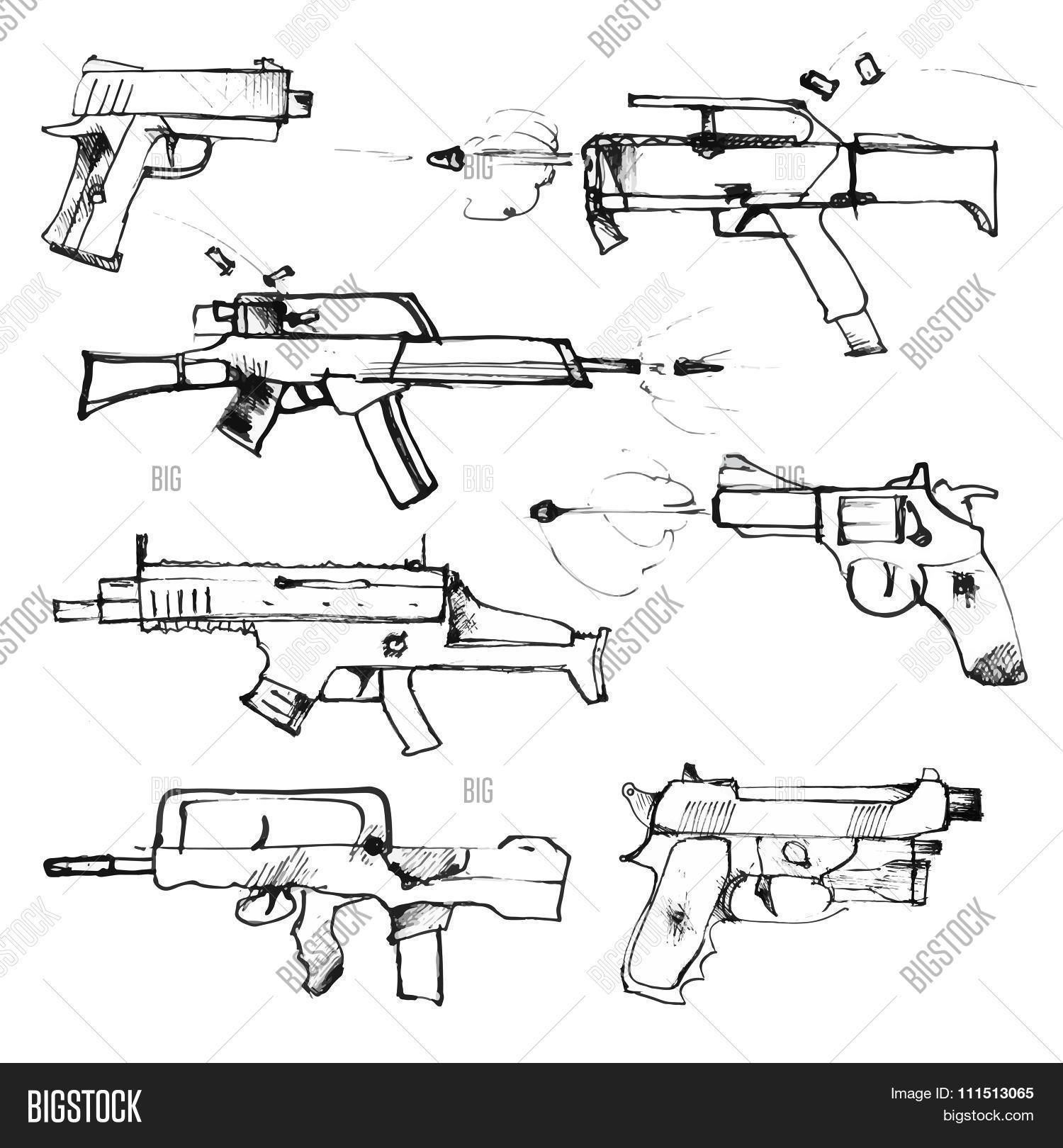 Set Hand Drawn Vector & Photo (Free Trial) | Bigstock