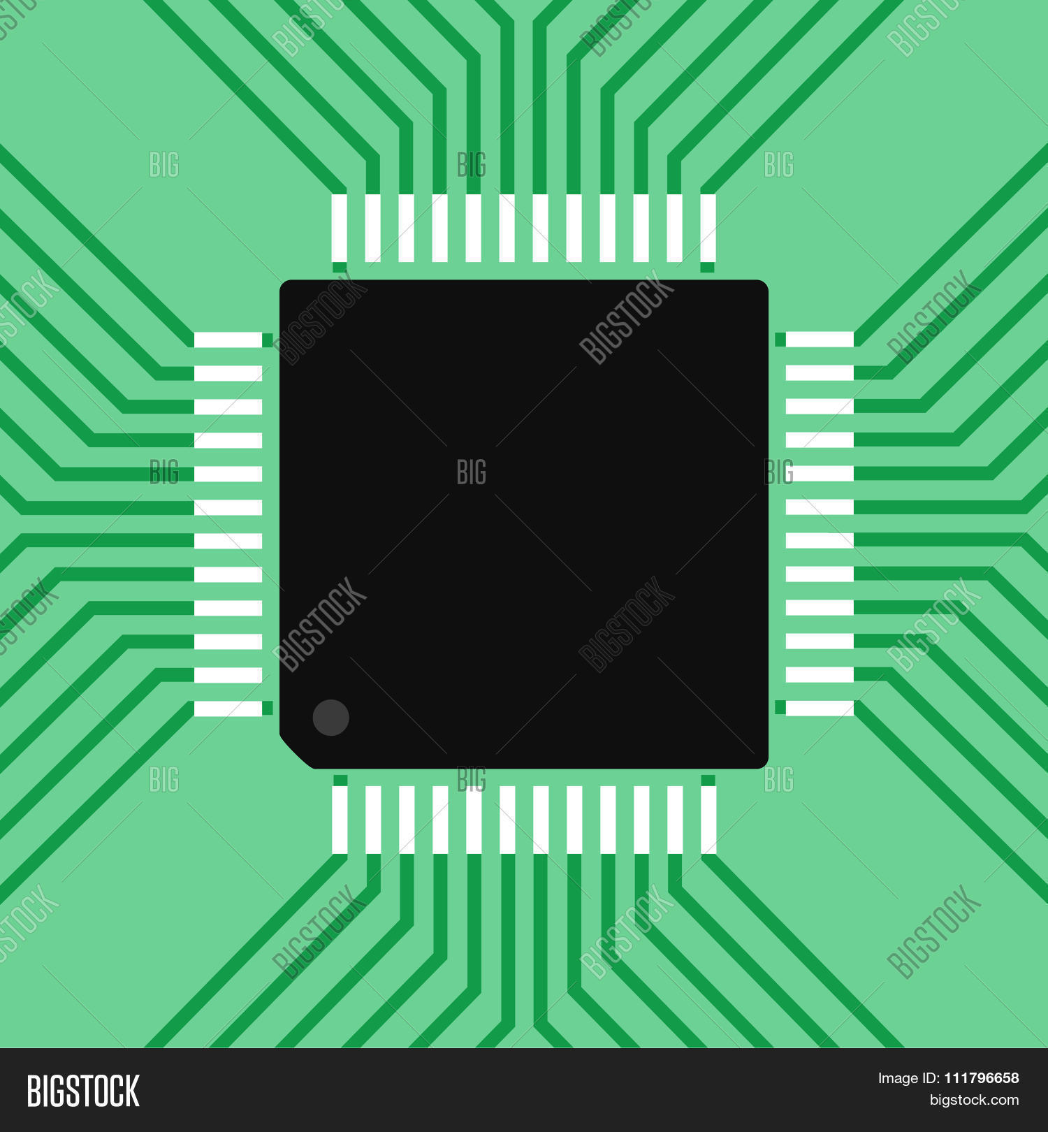 Microcontroller. CPU Vector & Photo (Free Trial) | Bigstock