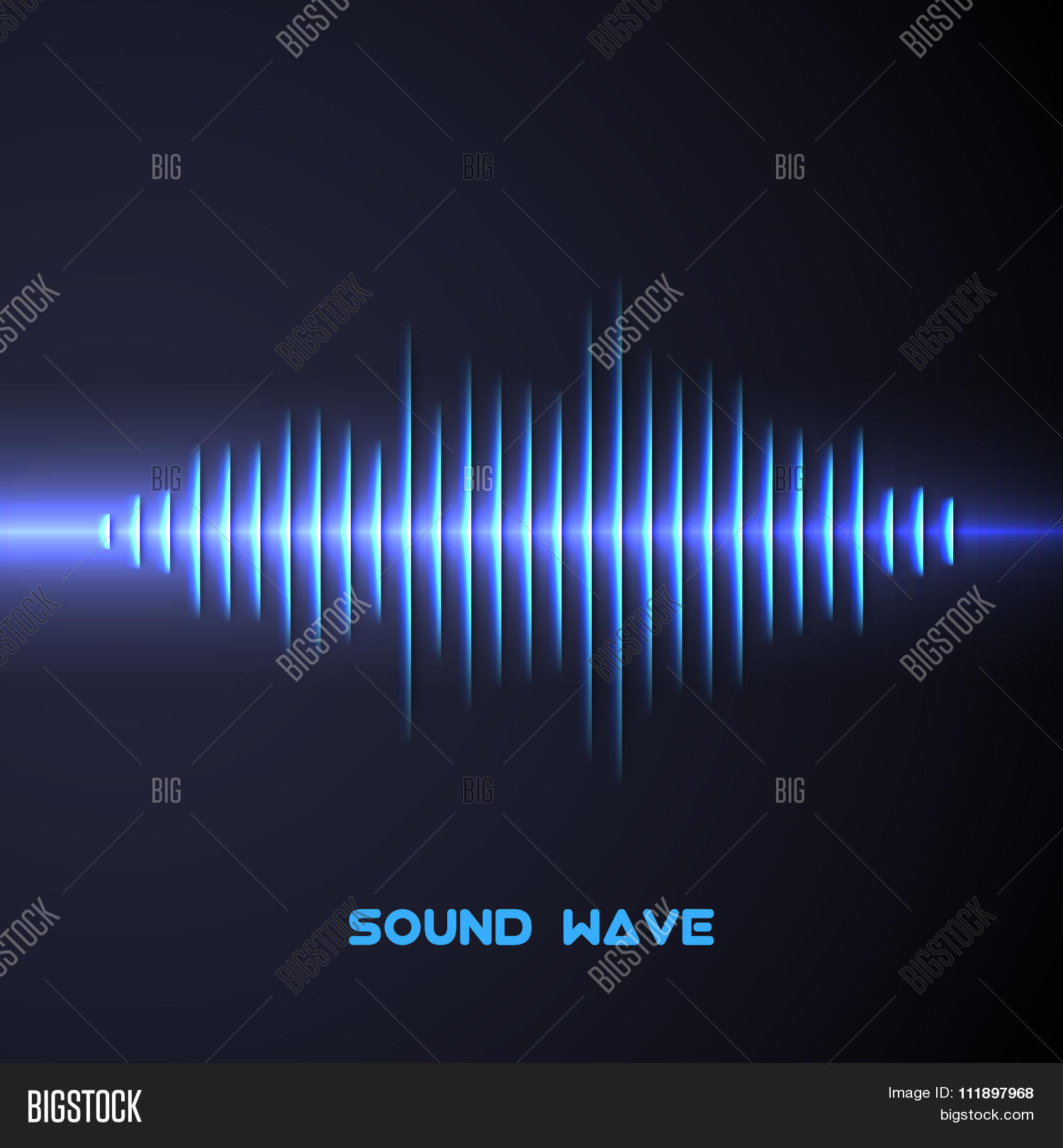 Paper Sound Waveform Vector & Photo (Free Trial) | Bigstock