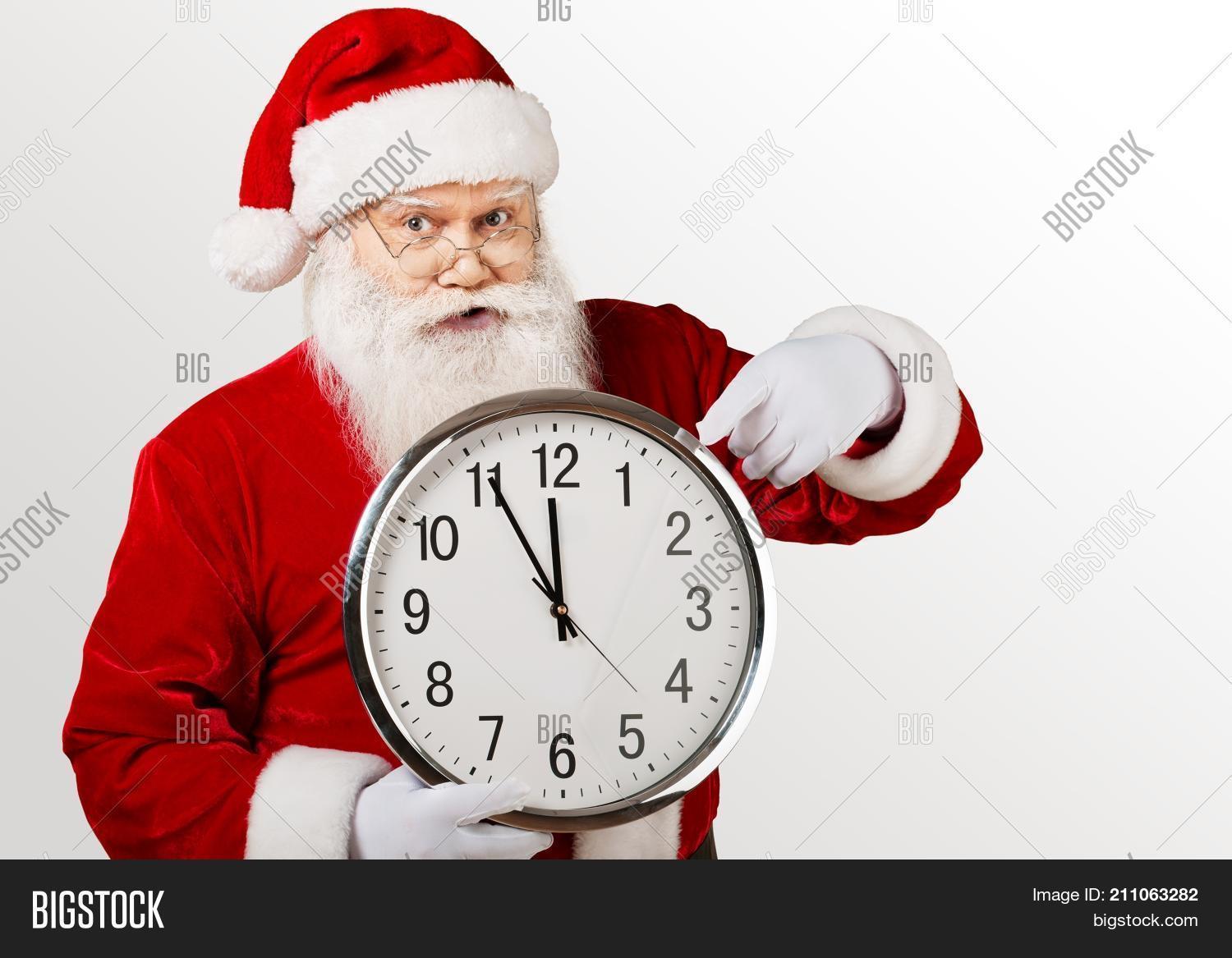 Claus Santa Clock Big Image & Photo (Free Trial) | Bigstock