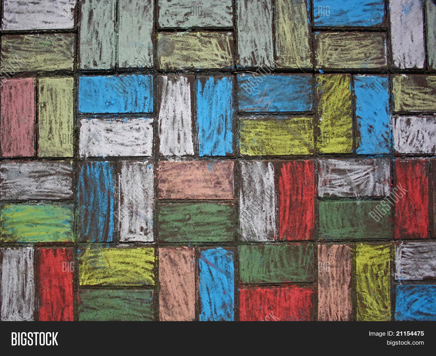 Kids Chalk Drawings Image & Photo (Free Trial) | Bigstock