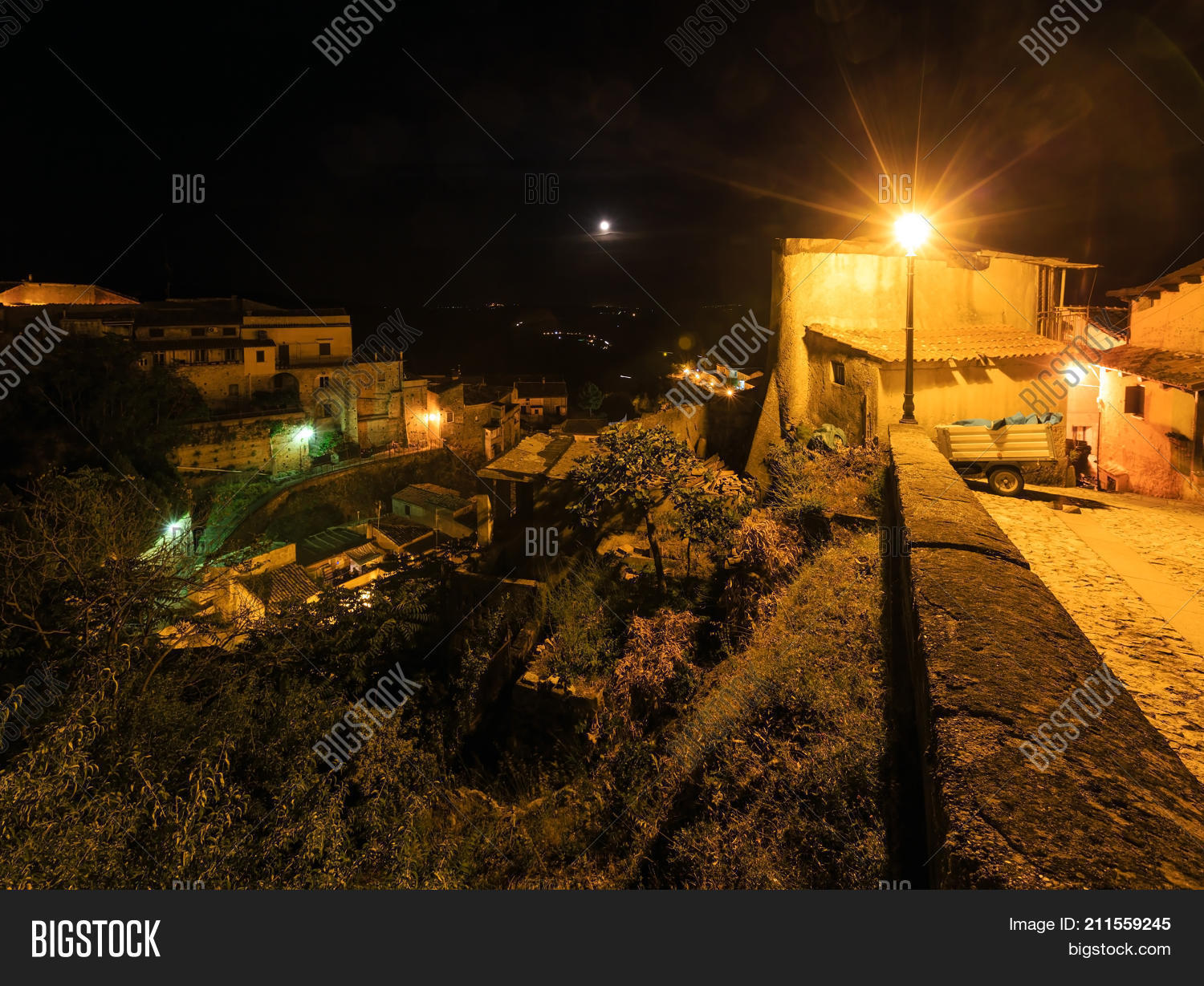 Old Village Night