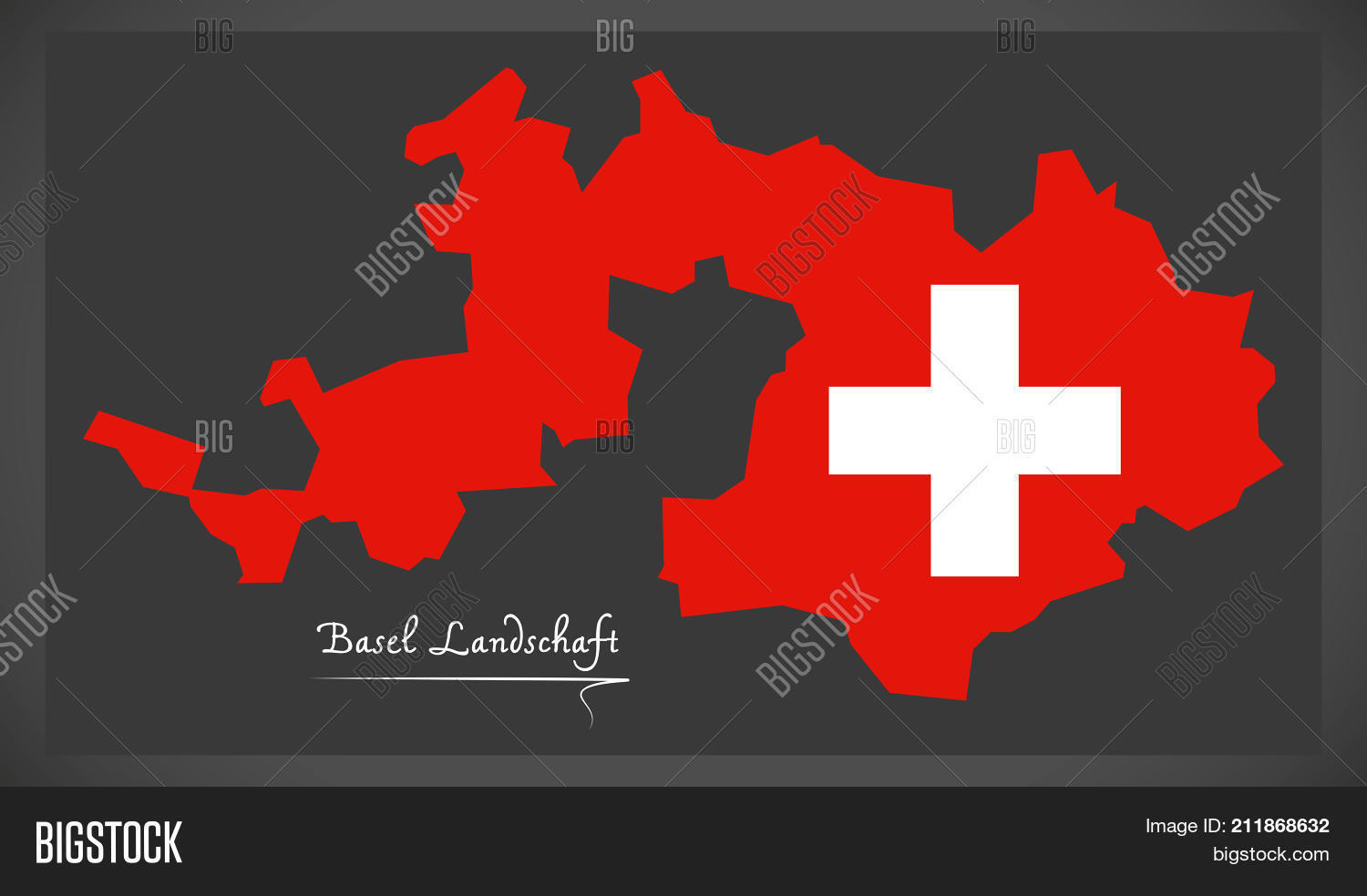 Basel Landschaft Map Image & Photo (Free Trial) | Bigstock