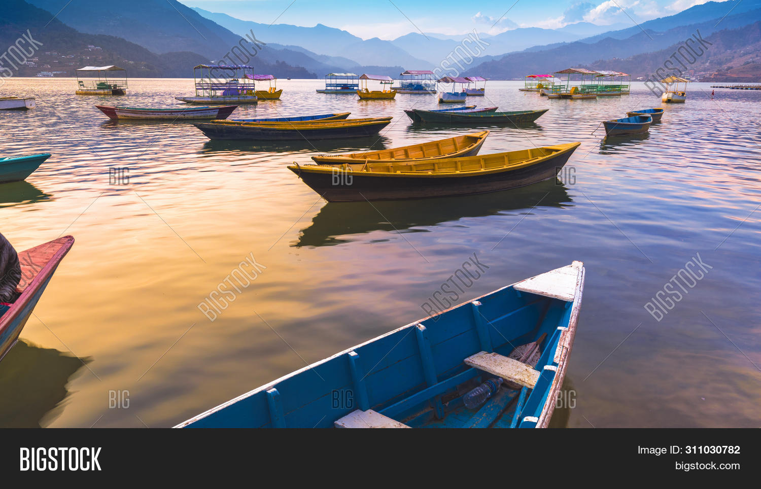 Different Color Boats Image & Photo (Free Trial) | Bigstock