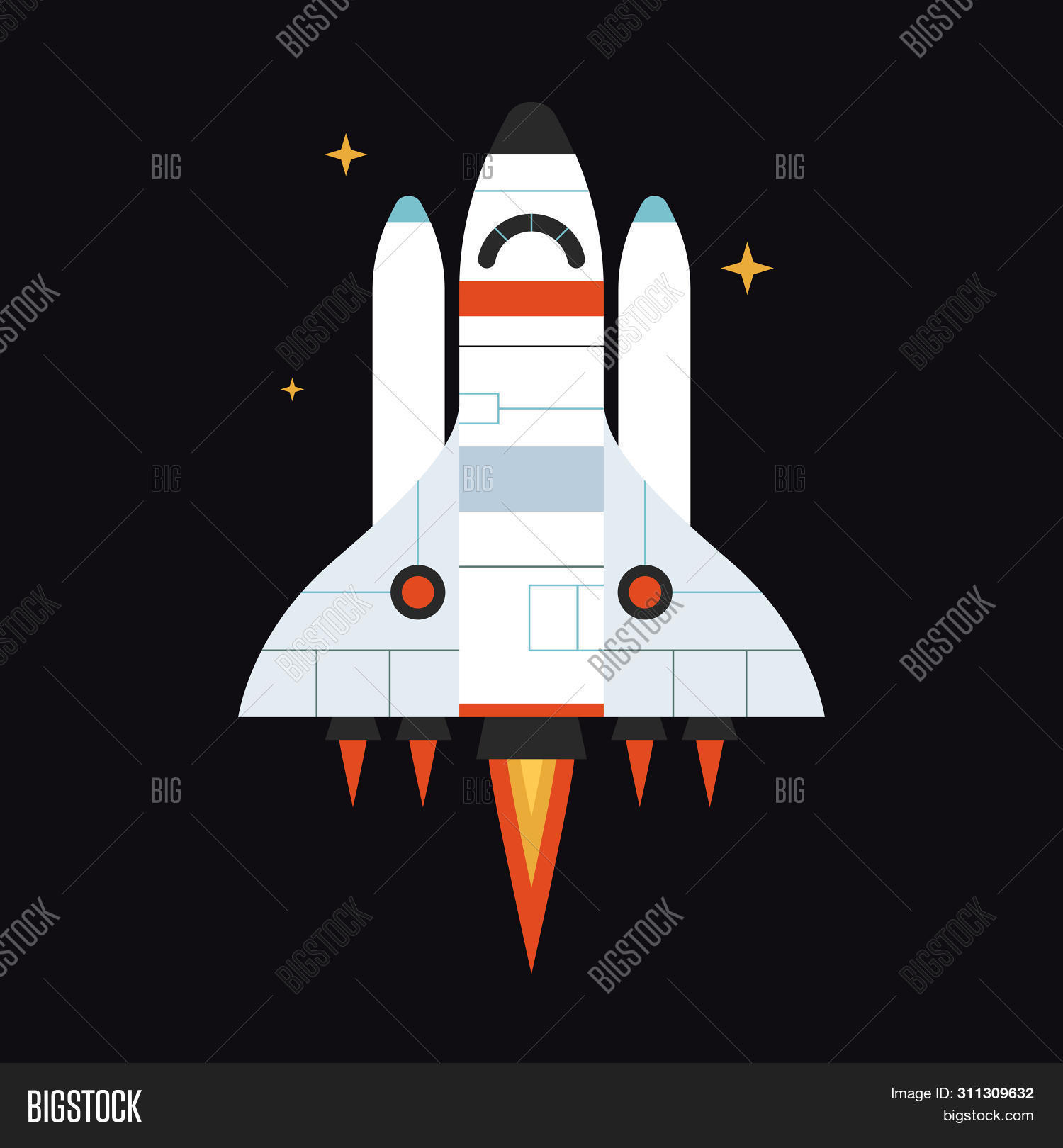 Space Shuttle Vector & Photo (Free Trial) | Bigstock