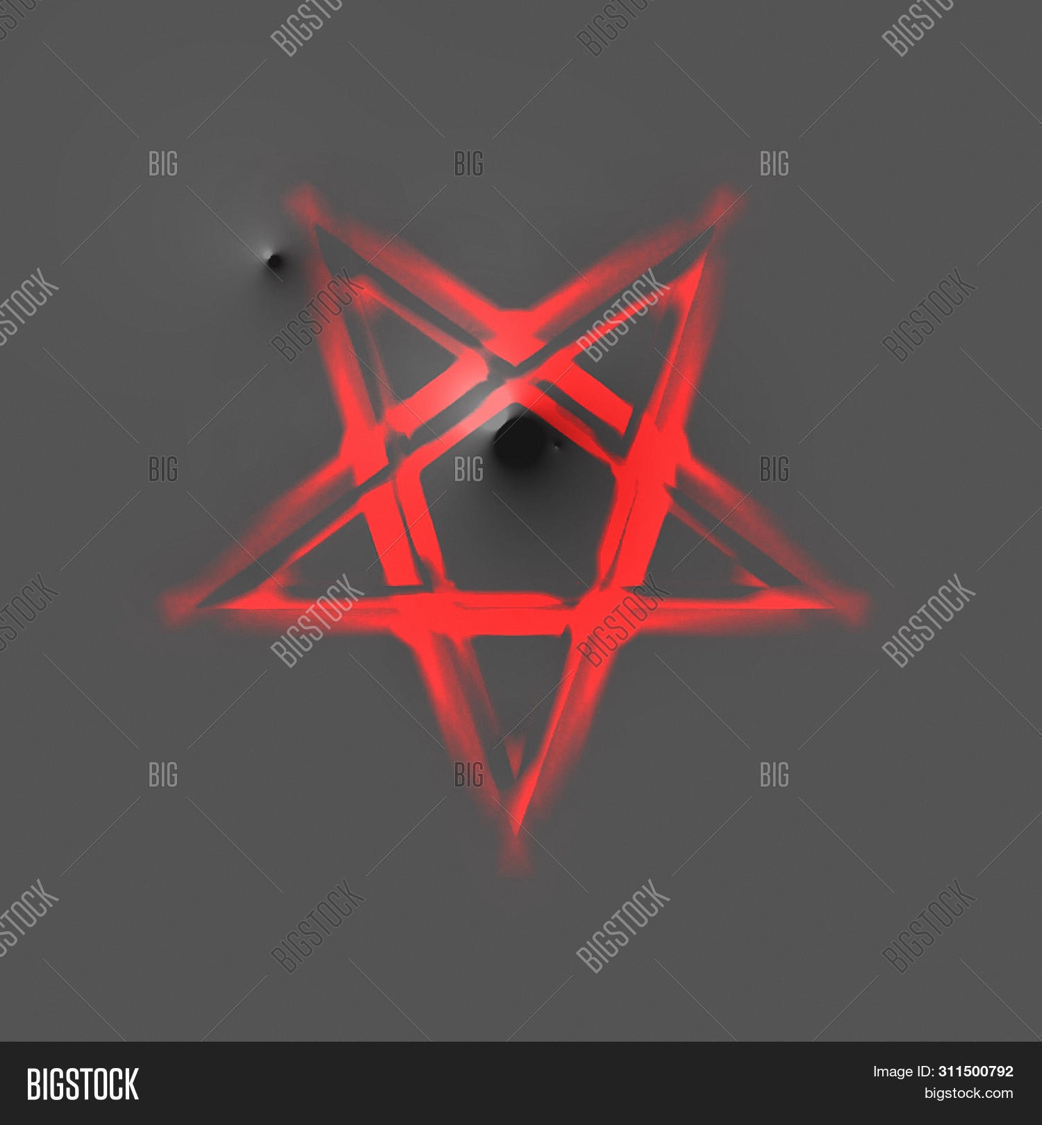 Reversed Pentagram Image & Photo (Free Trial) | Bigstock