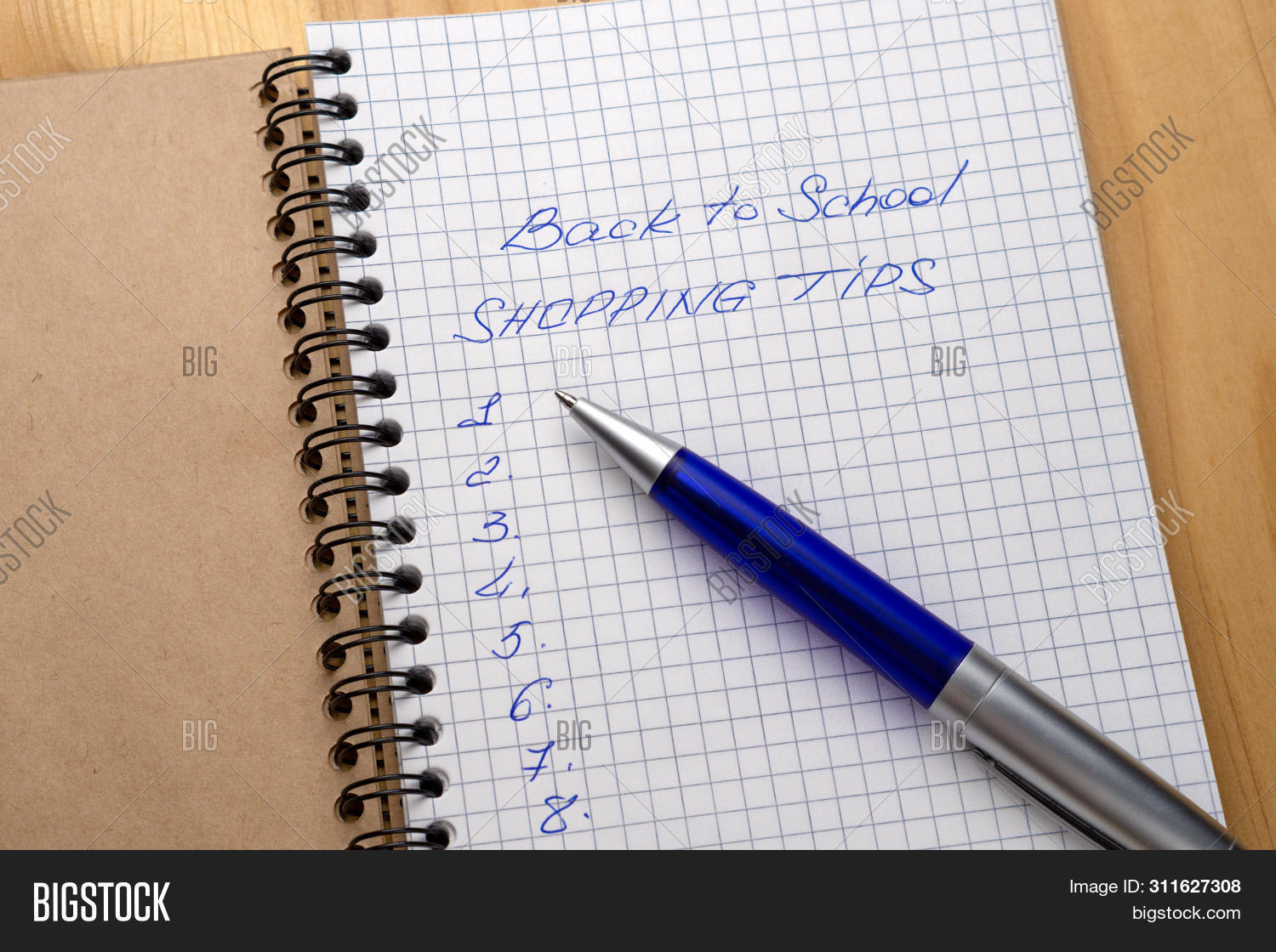 Blue Pen On Notebook Image & Photo (Free Trial) | Bigstock