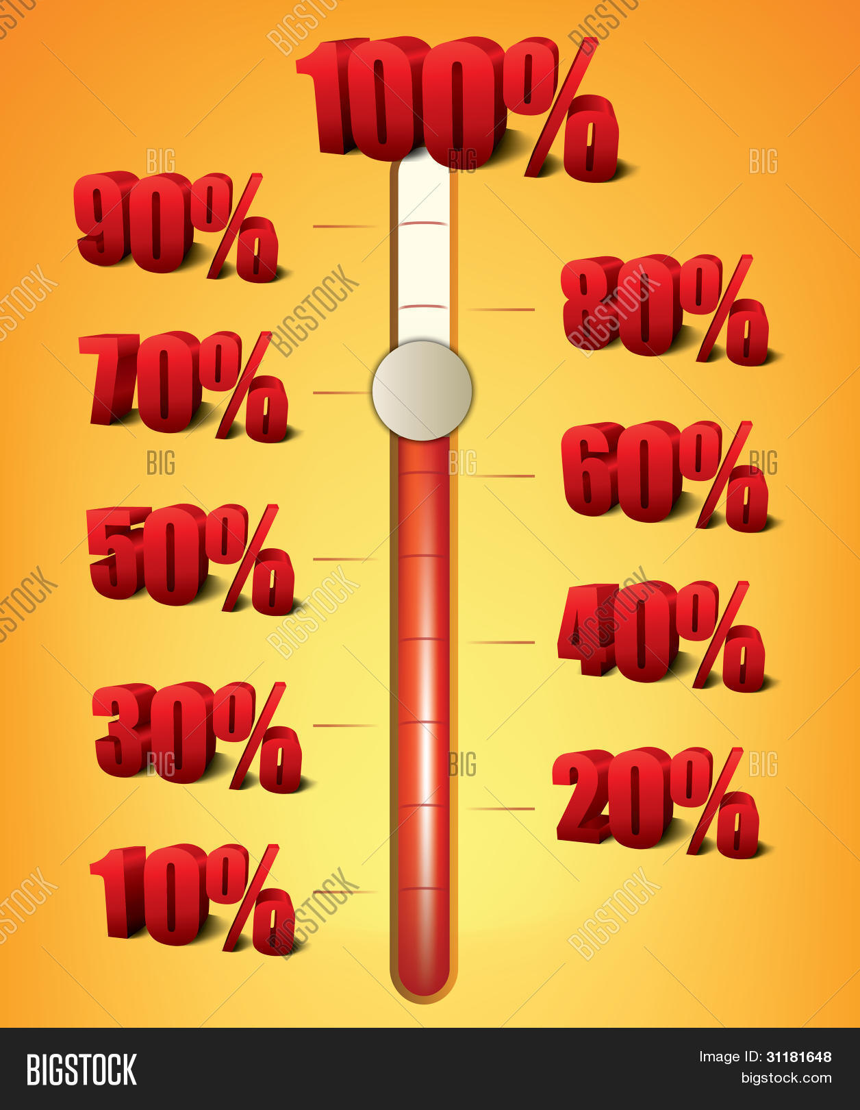Progress Bar 3d Vector & Photo (Free Trial) | Bigstock