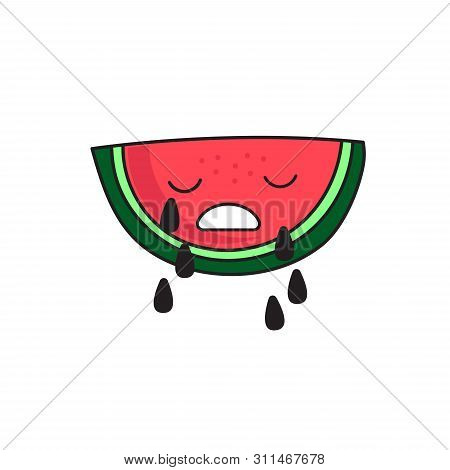Watermelon Crying Vector & Photo (Free Trial) | Bigstock