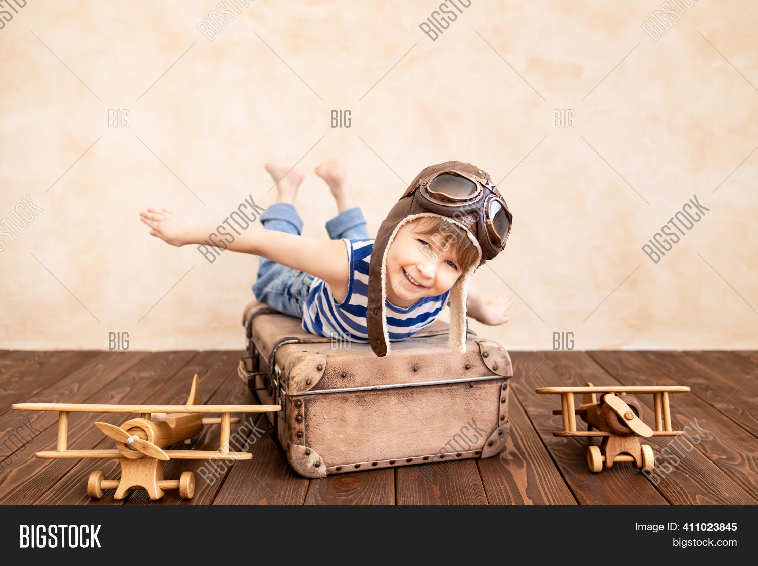 Happy Child Dreaming Image & Photo (Free Trial) | Bigstock