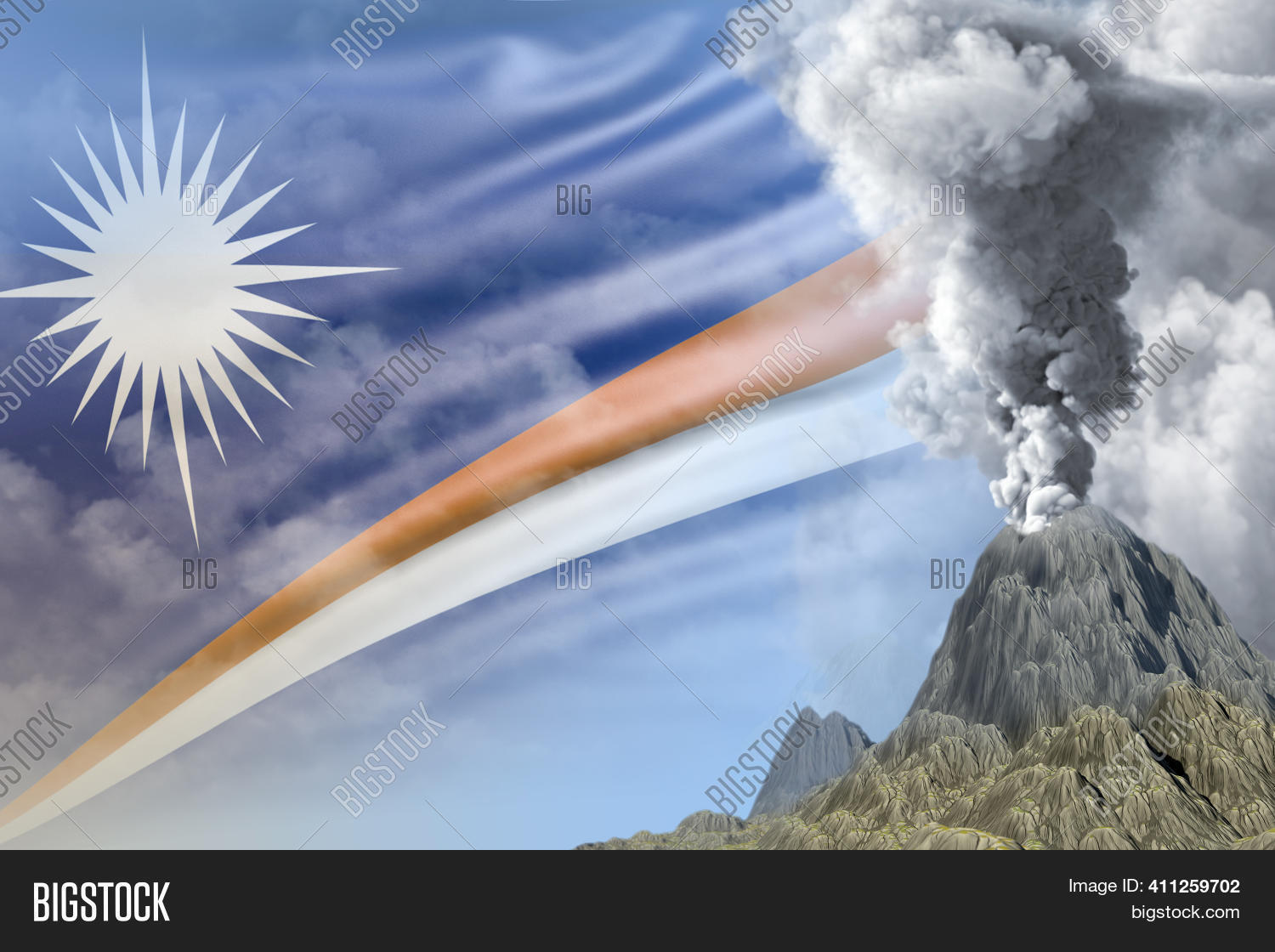 Big Volcano Blast Image & Photo (Free Trial) | Bigstock